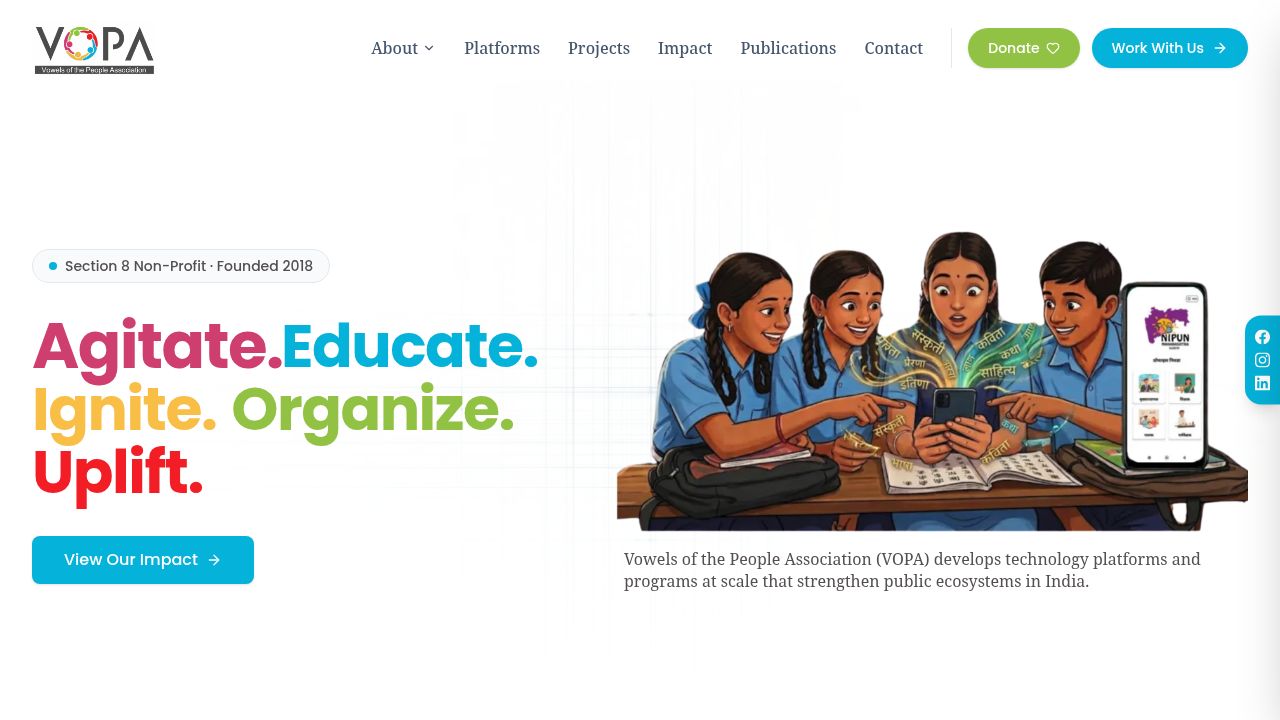 VOPA — building large scale public digital systems for equity